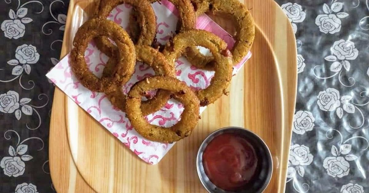 Semolina Garlic Rings Recipe by Seema Rana - Cookpad