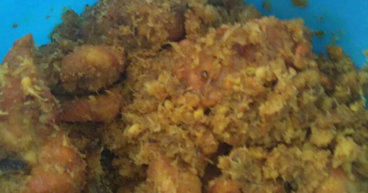 Resep Ayam+tempe serundeng simple oleh Hidayatul Husna - Cookpad