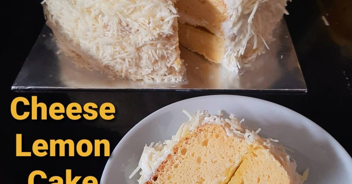 Resep Cheese Lemon Cake (Bolu Nutrisari) oleh NayNay - Cookpad