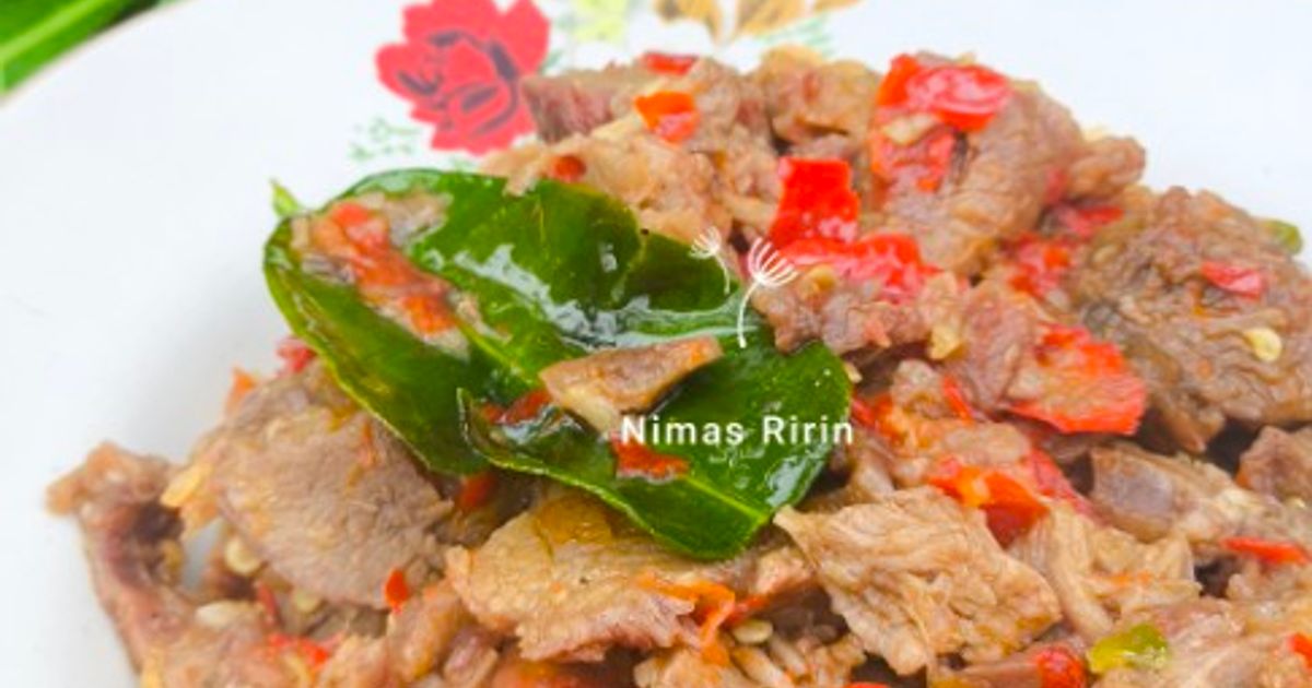 Resep Balado Daging Sapi oleh Nimas Ririn - Cookpad