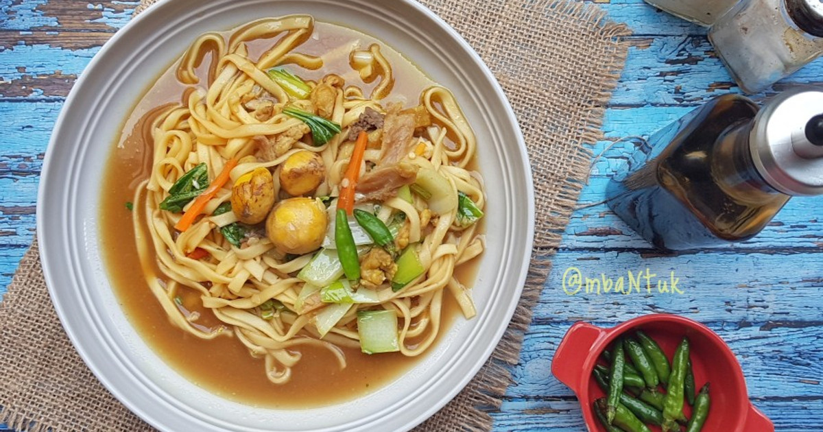 Resep Bakmi Nyemek Ayam Kampung (Mie Jawa) oleh Tituk SK - Cookpad