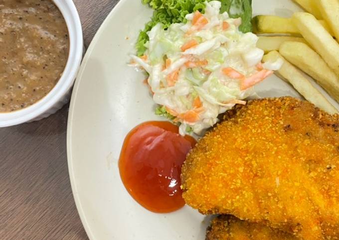 Resipi Chicken chop homemade oleh Deasy Fieyaa - Cookpad