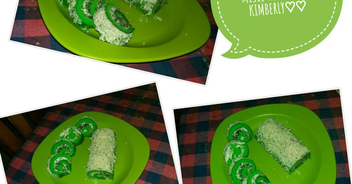 Resep Roti Gulung Pandan Keju Misis oleh Tyzaki_Kitchen - Cookpad
