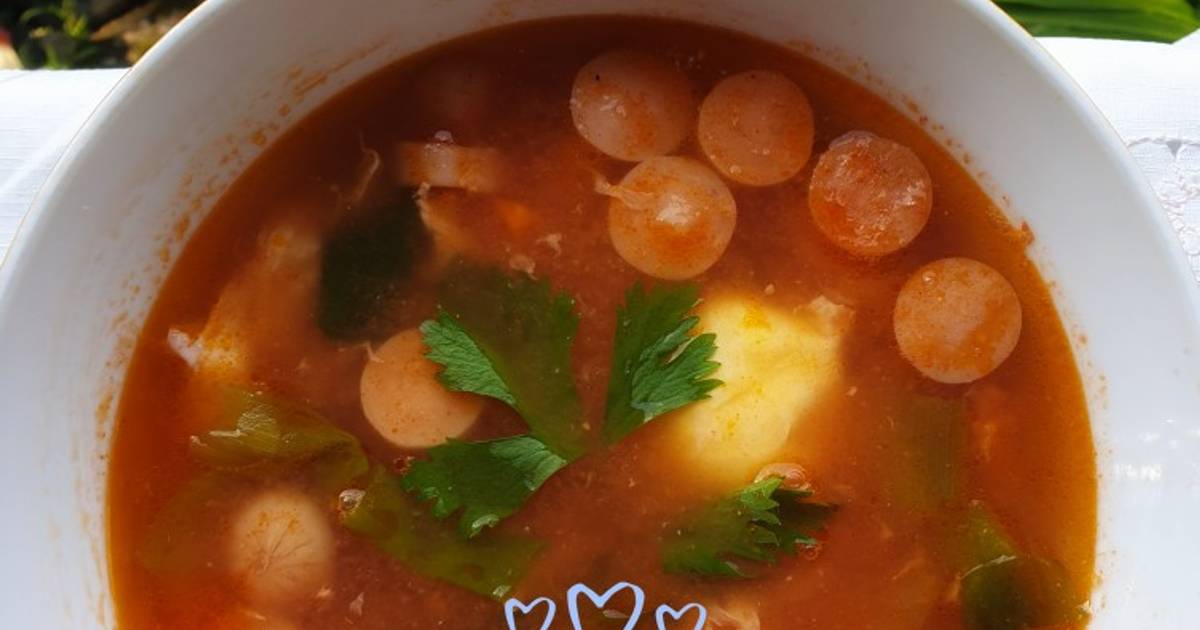 Resep Sup Merah Ala Rumahan oleh Dini_Apsilia - Cookpad