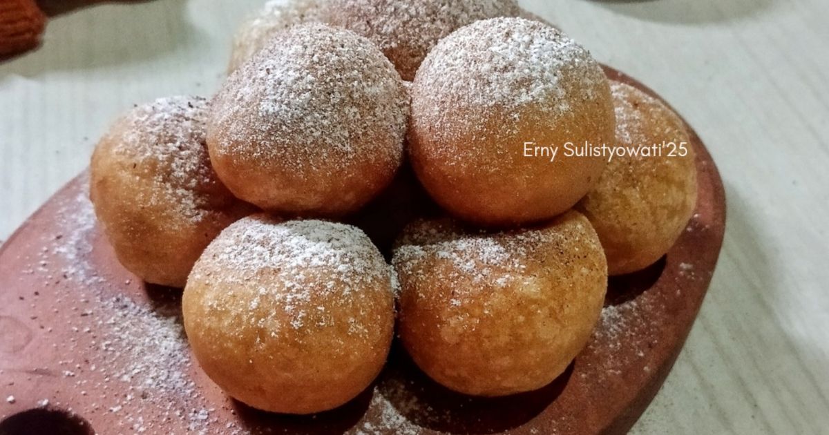 Resep donat tanpa telur gula merah rumahan enak dan mudah - Cookpad