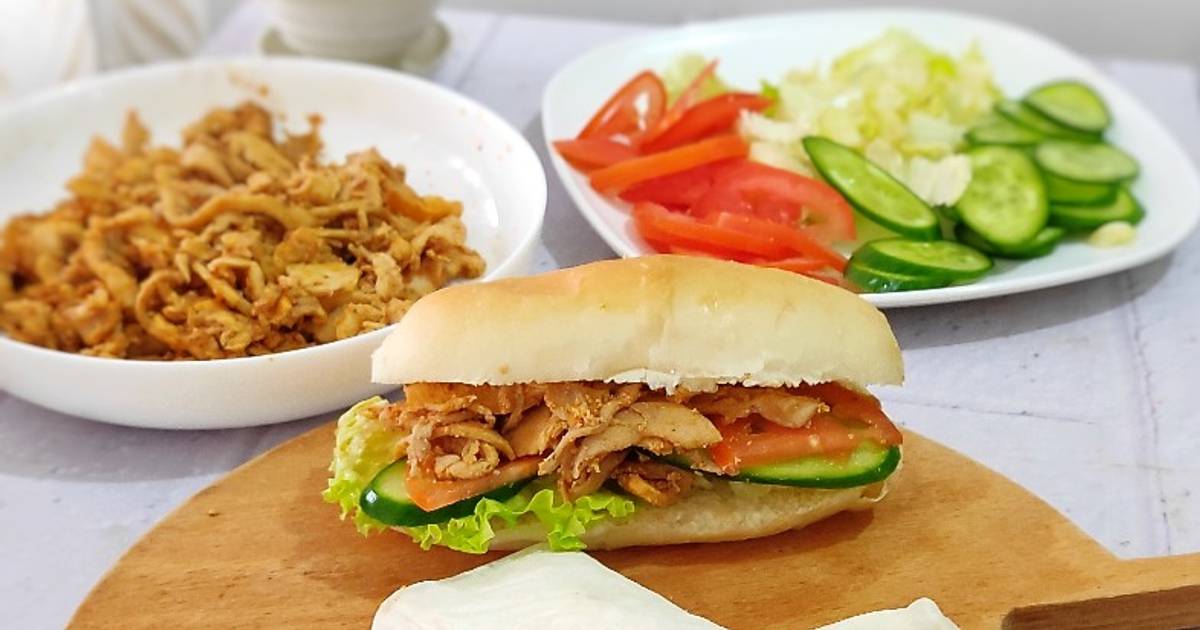 Resep Tavuk Döner (Döner Ayam) atau Döner Kebab atau Shawarma oleh Heti ...