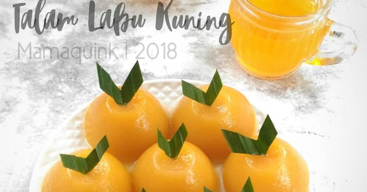 Resep Talam labu kuning oleh Mamaquink - Cookpad