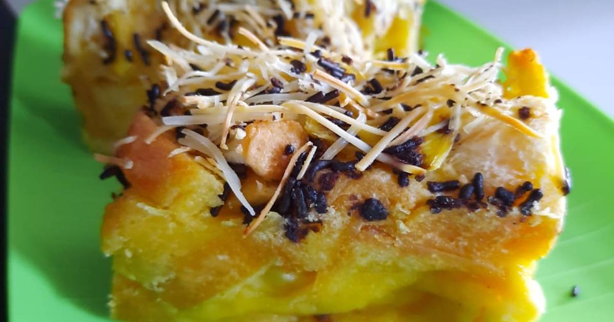 Resep PUDING ROTI PANGGANG COKJUNAS (COKLAT KEJU NANAS) oleh Momeyiwin ...