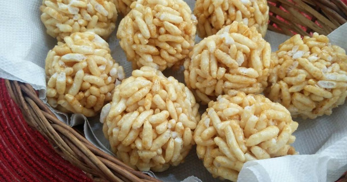 Lai Ke Laddoo (Puffed Rice Balls) Recipe by meera - Cookpad