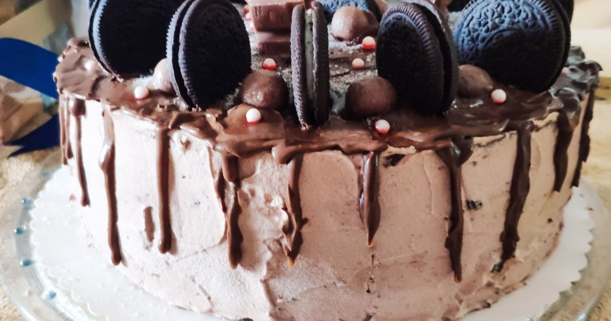 τούρτα Oreo σοκολάτα (Oreo Chocolate Drizzle Cake) Συνταγή από τον/την ...