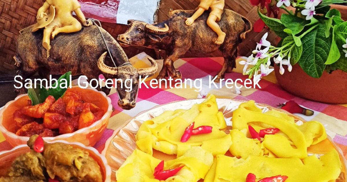 Resep Roti Ragit Palembang Kari Ayam Dan Sambal Goreng Kentang Krecek ...