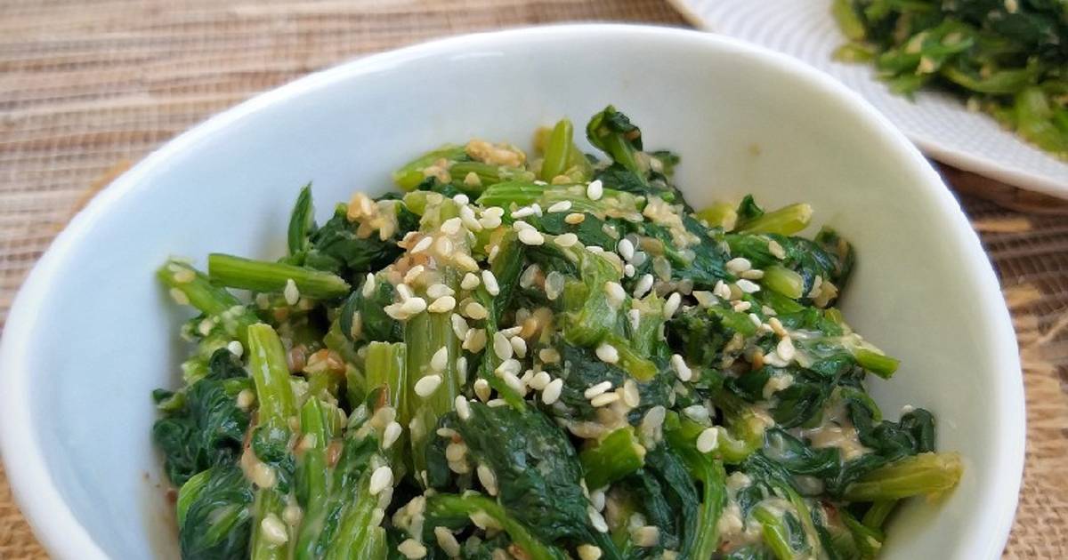 Resep Horenso no Gomaae (Japanese Sesame Spinach Salad) oleh afni ...