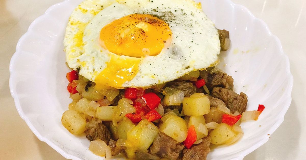 Cách Làm Món Corned Beef Hash Kiểu Việt Nam (Bò Xào Khoai Trứng) của ...