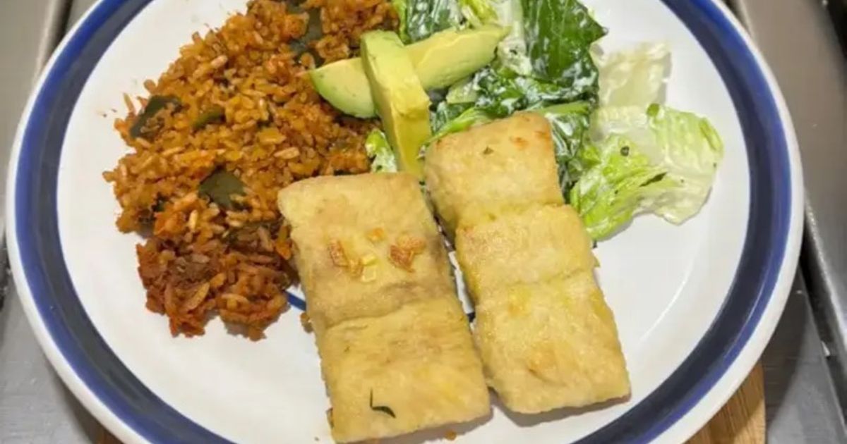 Crispy Dogfish With Chipotle Rice And Creamy Lime Salad Recipe by ...