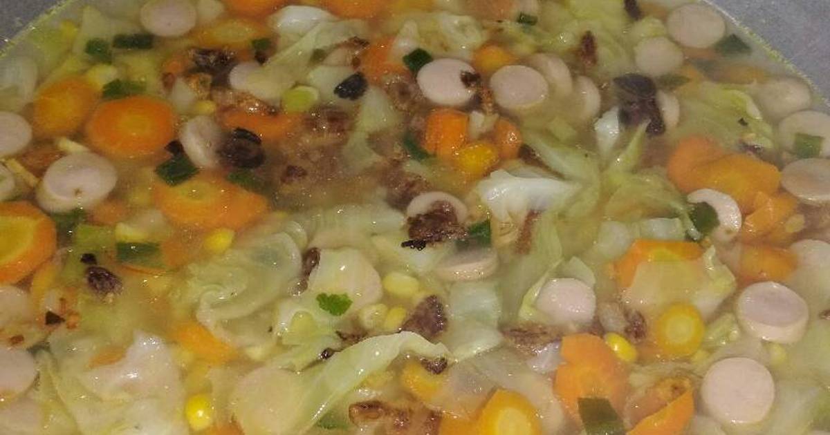 Resep SOP sehat warna warni oleh anisya nurul miranti - Cookpad