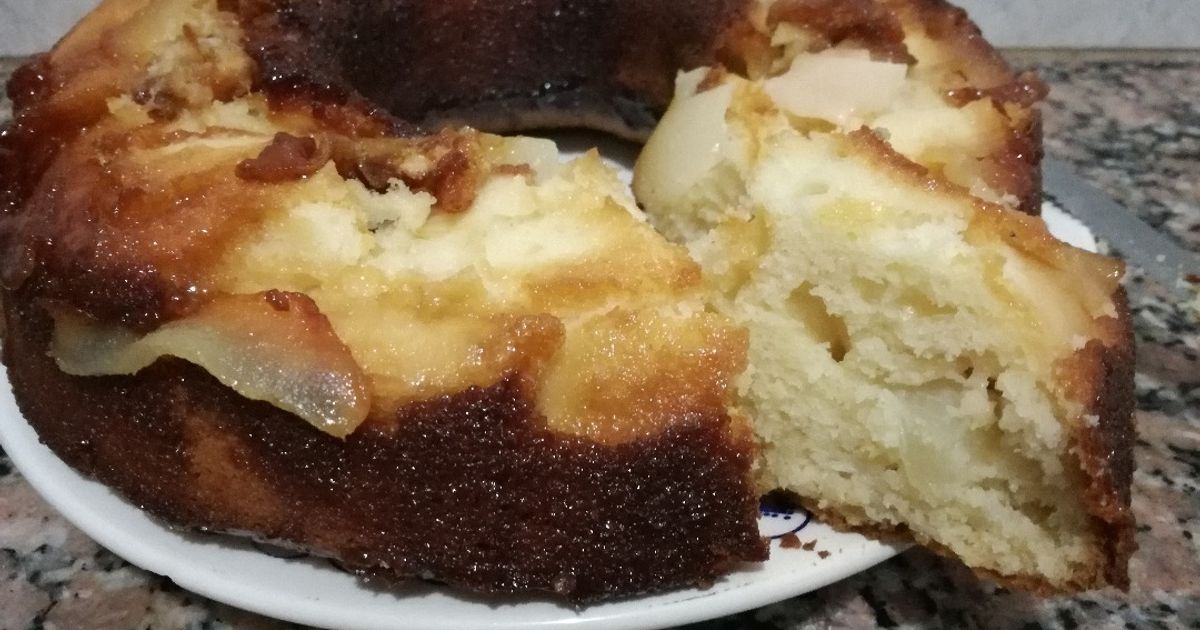 Torta De Pera Invertida Receta de Erika Solis- Cookpad