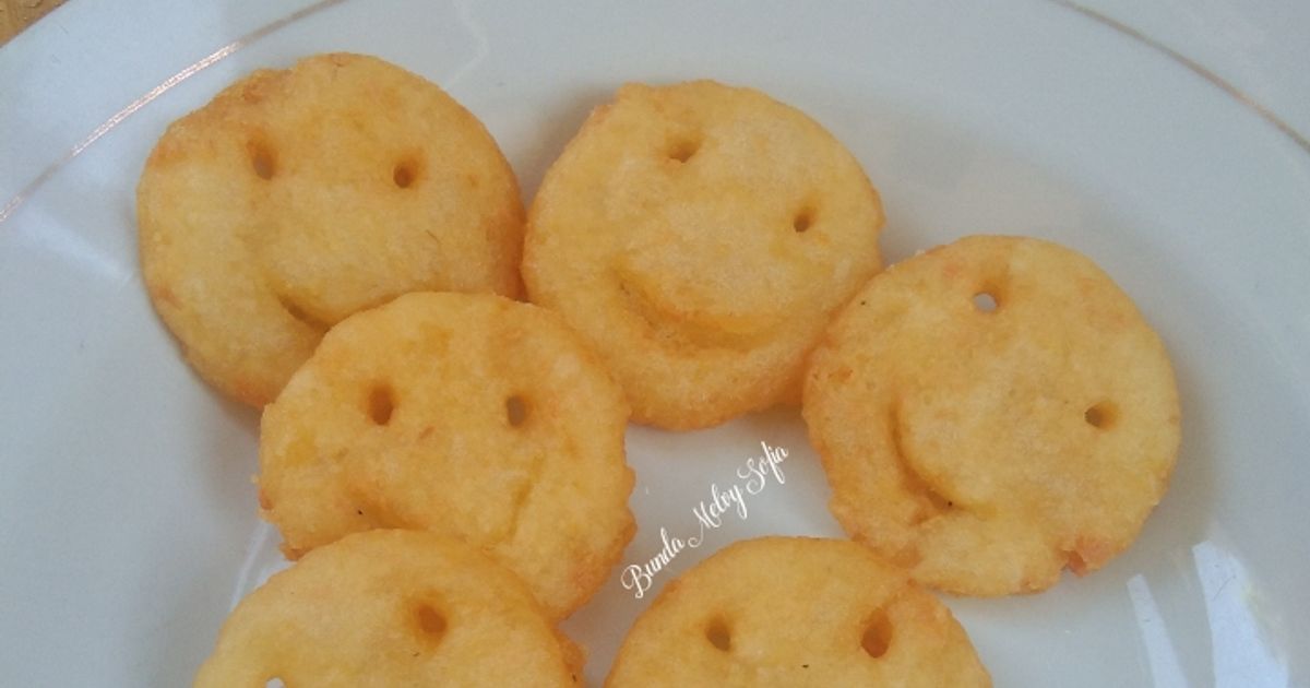 Resep Potato Cheese Smiley oleh Bunda Melvy Sofia - Cookpad