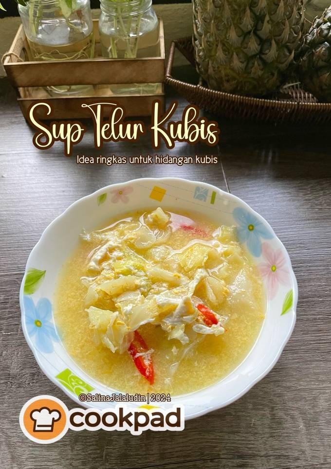Resipi Sup Telur Kubis oleh Salina Jalaludin - Cookpad