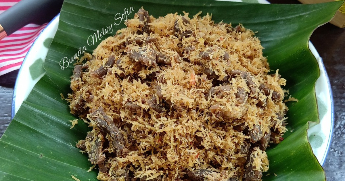 Resep Dendeng Ragi (Serundeng Daging Sapi) oleh Bunda Melvy Sofia - Cookpad