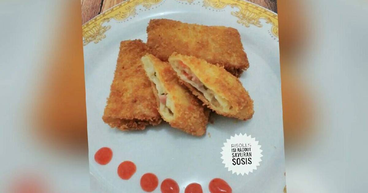 Resep 23. Risoles Ragout Sayur Sosis oleh Yunia - Cookpad