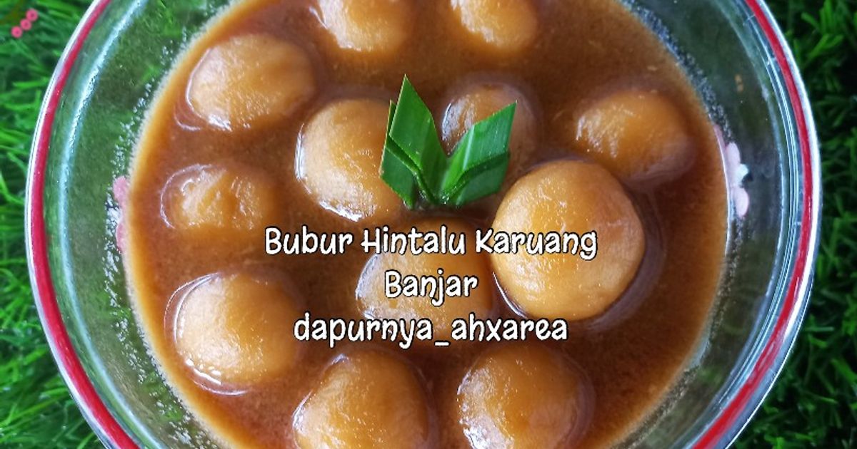 Resep Bubur Hintalu Karuang Banjar oleh trinity alexandrea - Cookpad