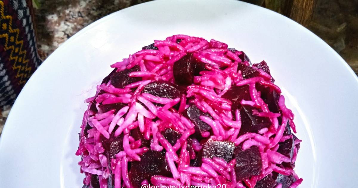 Salade de riz basmati et betterave rouge de Kel Zid - Cookpad