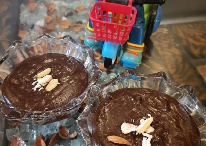 Dry fruits chocolate halwa Recipe by Astha Srivastava - Cookpad