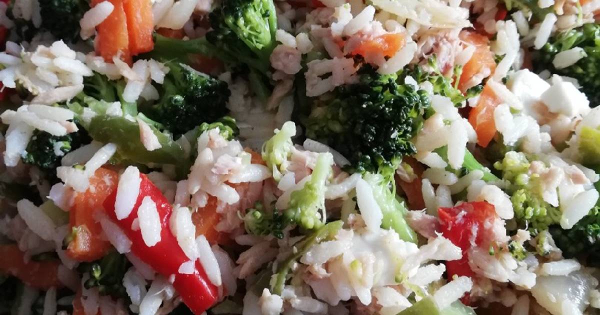 Arroz integral con verduras Receta de Soraya Arco Iris- Cookpad