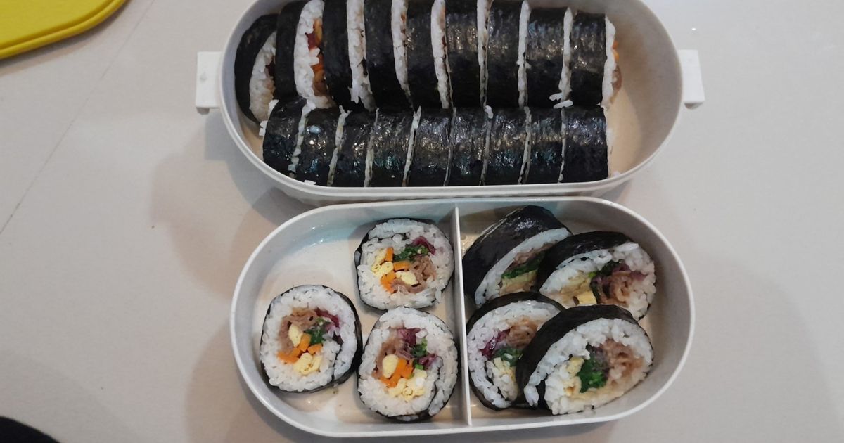 Resep kimbab ala resto rumahan enak dan mudah - Cookpad