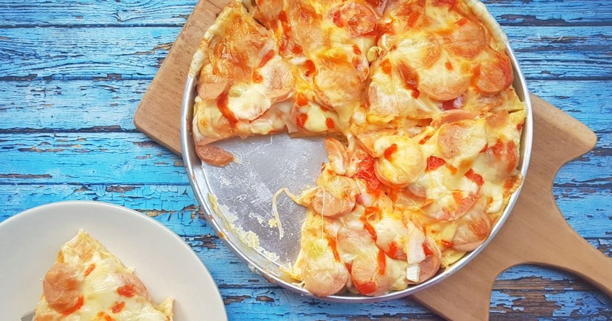Resep pizza roti tawar enak teplon rumahan enak dan mudah - Cookpad