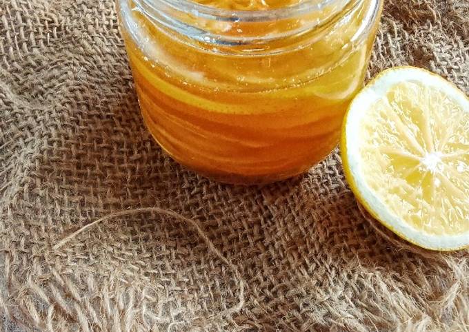 Resep Simply lemon syrup / sirup lemon ala Korea oleh Asda Cullen - Cookpad