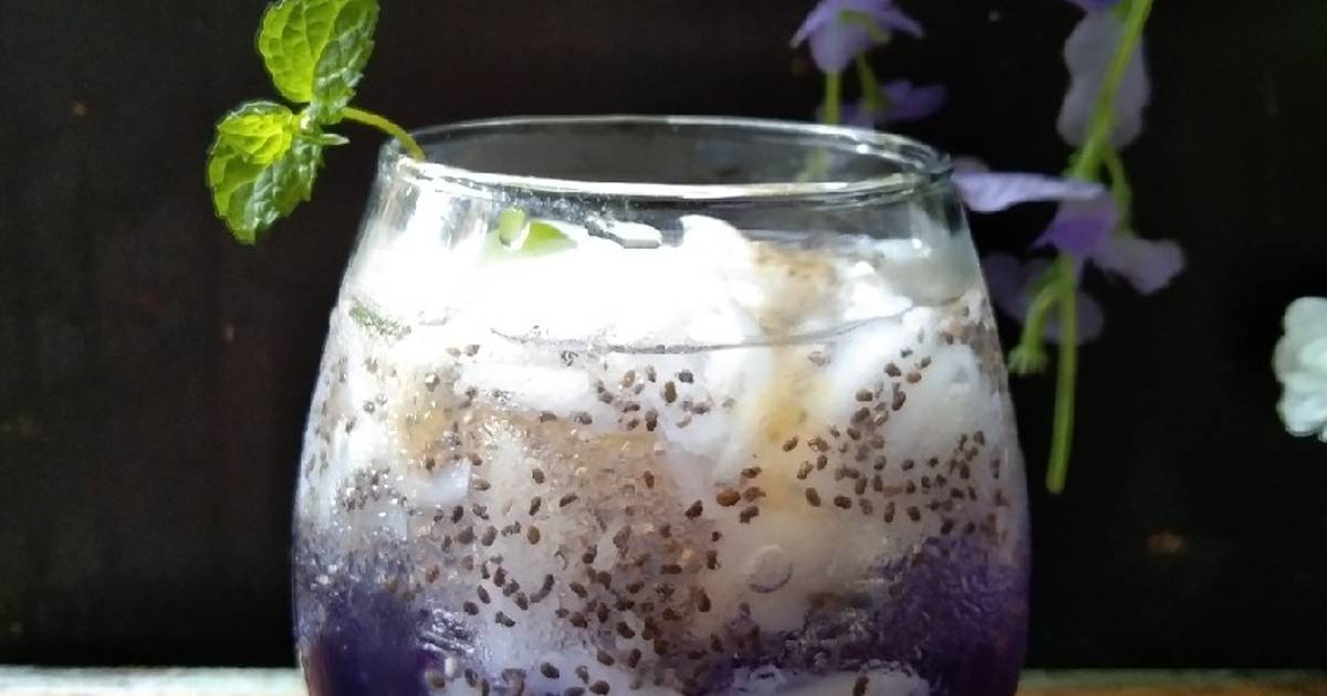 Resep Es bunga Telang Chea seed nutrijell oleh Mak Win - Cookpad