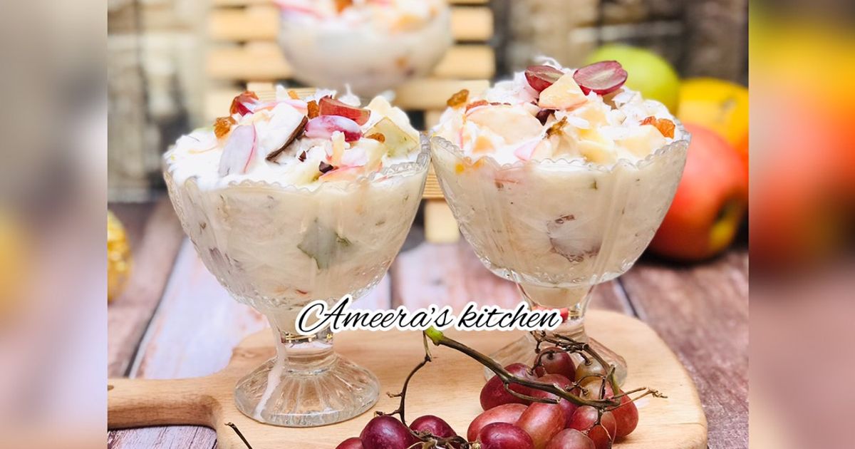 Yogo Fruit Salad Recipe by Ameera Snazifi - Cookpad