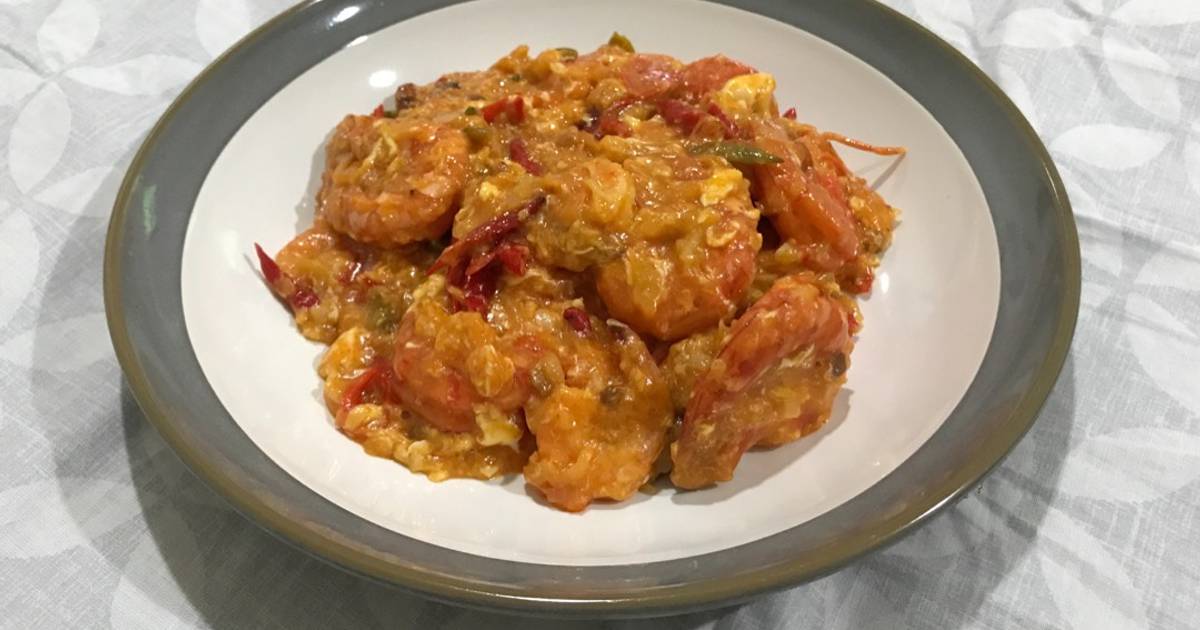 Resep Singaporean Chilli Prawn oleh Bella Monica - Cookpad