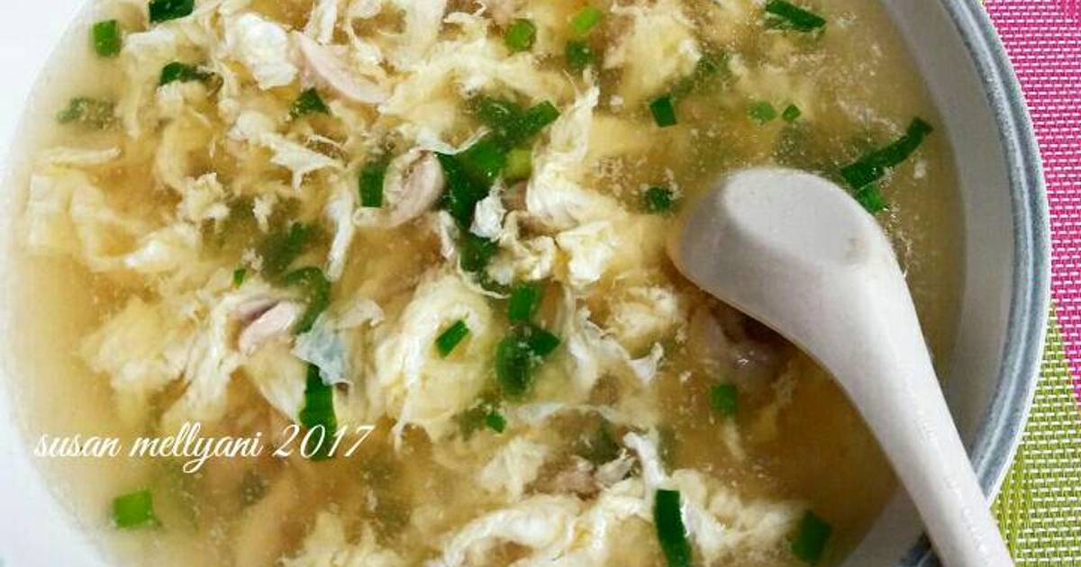 Resep Sup telur simple oleh Susan Mellyani - Cookpad