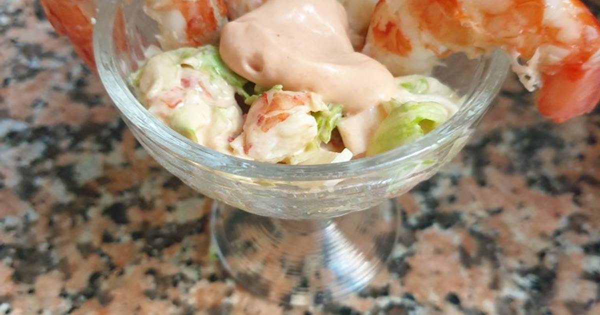 Cóctel de mariscos Receta de Ángel Fernández- Cookpad