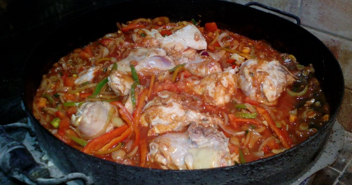 Pollo Al Disco Receta de La profe Luisa