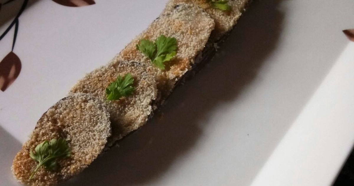 Crispy Spicy Semolina Eggplant Recipe by Sneha jha - Cookpad