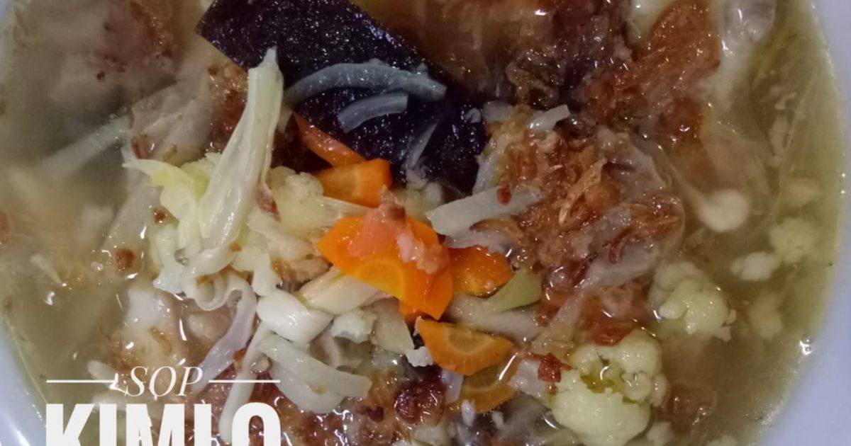 Resep sup labu dengan brokoli wortel dan sosis rumahan enak dan mudah ...