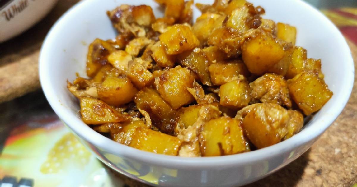 Resep MPASI kentang telur kecap oleh kaname - Cookpad