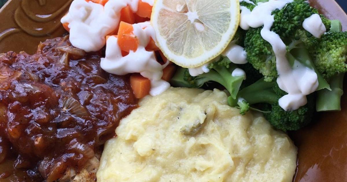 Resep Chicken Grill Mashed Potato oleh N Arsy T - Cookpad