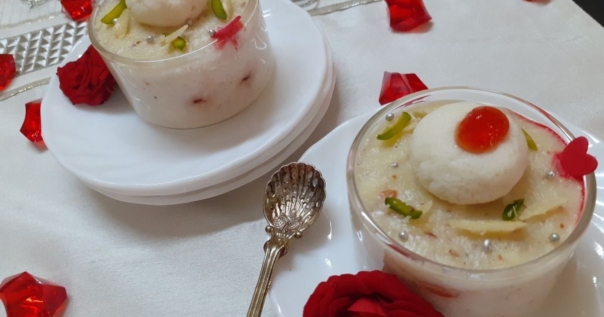 Rasgulla Phirni Recipe by Chandu Pugalia - Cookpad