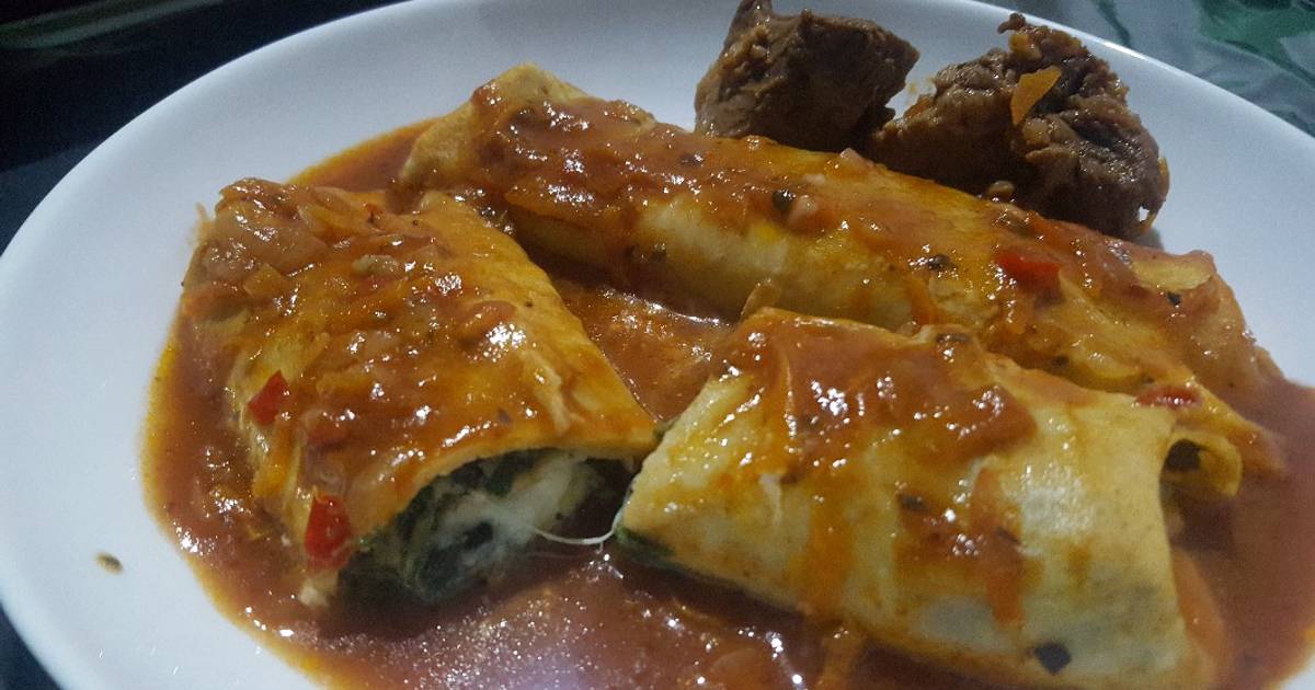 Canelones de acelga - 445 recetas caseras - Cookpad