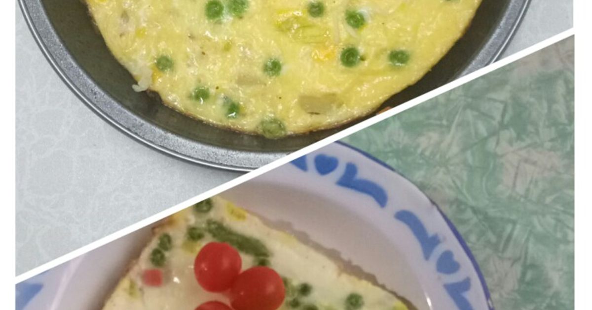 Resep Fritata Two Way (Original And Diet) oleh Elsa - Cookpad