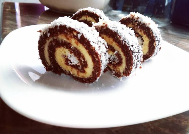 Kókuszos keksztekercs | Zsuzsi receptje - Cookpad receptek