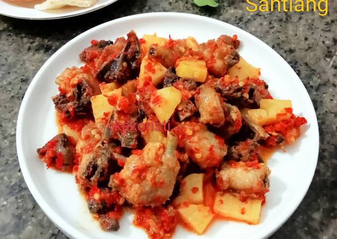 Resep Samba Santiang Balungan ala RM. Padang oleh Keko Risti - Cookpad