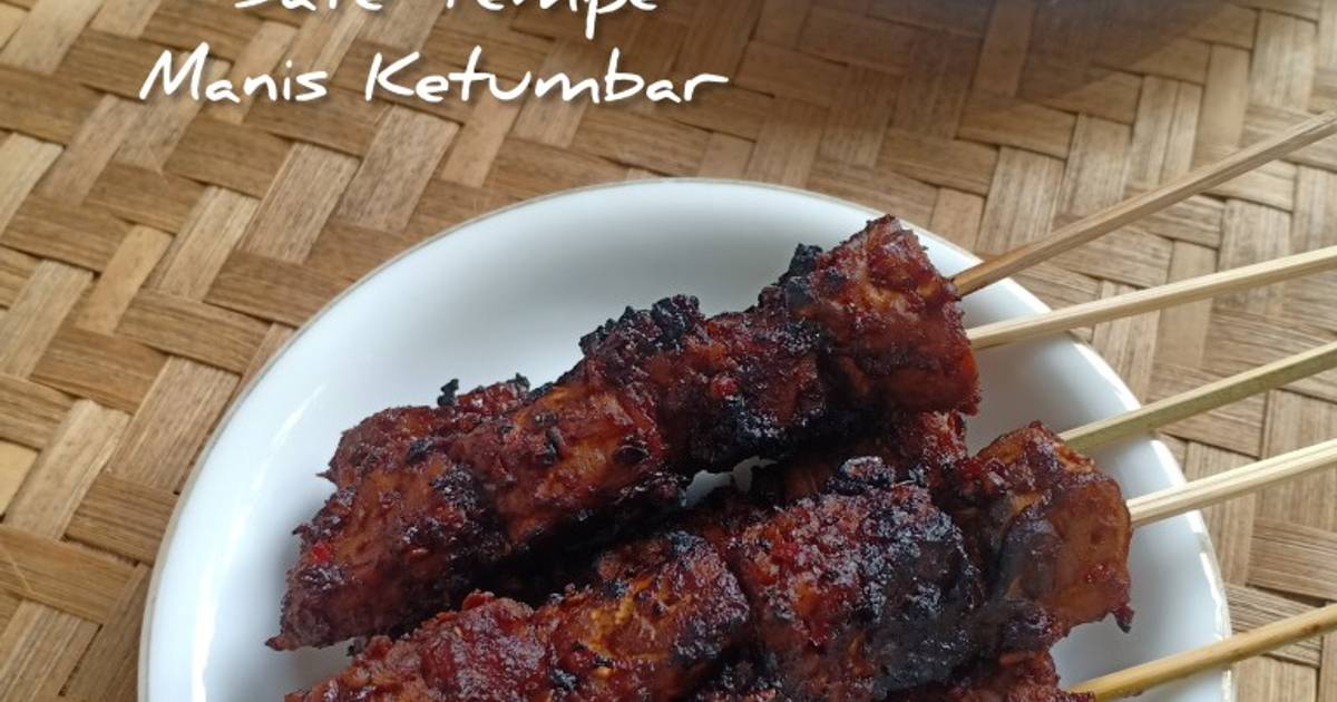 Resep Sate Tempe Manis Bumbu Ketumbar oleh 🌷Yulie Yuda Gunawan🌷 - Cookpad