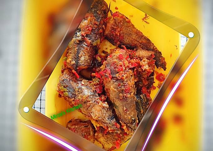 Resep Gabus Goreng Sambal Bawang oleh April Fatharani - Cookpad