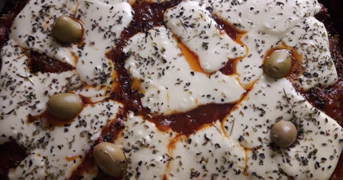 Pizza de carne picada Receta de Ro- Cookpad