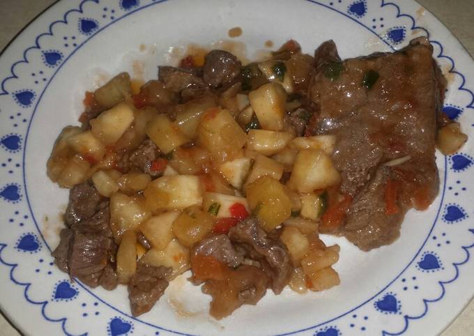 Mandi'o(mandioca) reviro Receta de Ana B Cabrera- Cookpad